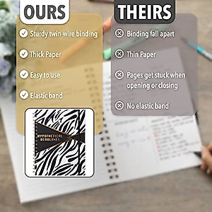 Mr. Pen- To Do List Notebook, 9.4x7.5 Inch, 83 Sheets, To Do Notebook, Twin-Wire Binding Planners, Weekly and Monthly Planner, To Do Planner, Weekly Planner, Monthly Planner, Goal Planner