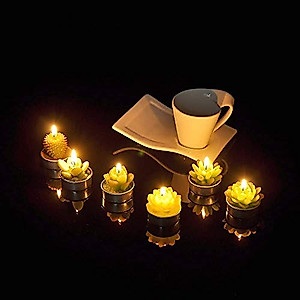 SSleng Cactus Tealight Candles, Handmade Delicate Succulent Cactus Candles（ Perfect for Birthday Party ,Wedding, Spa, Home Decor)