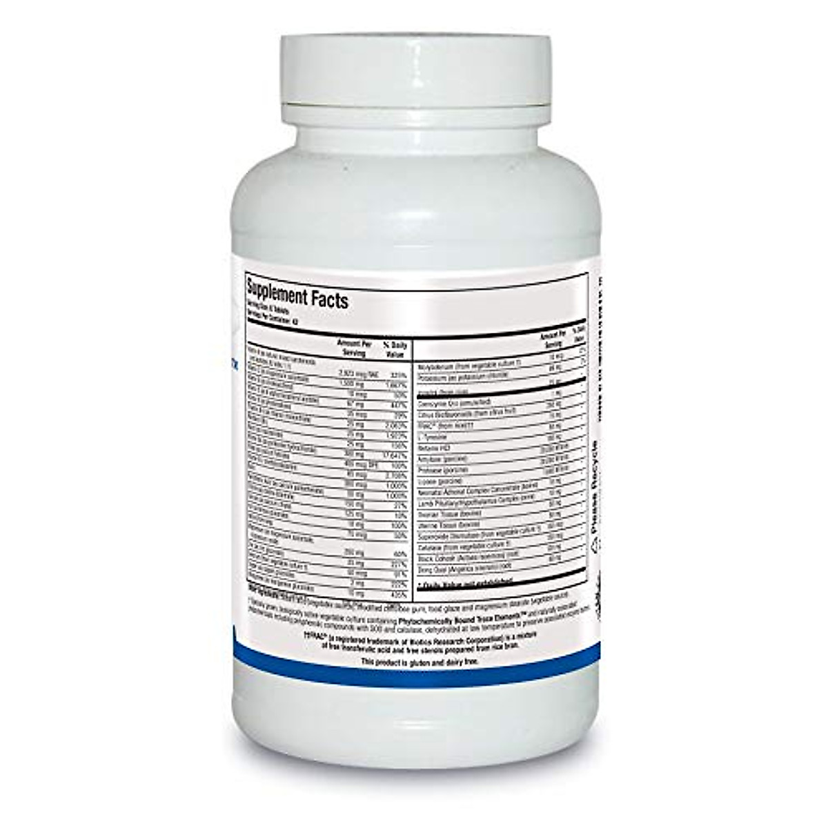 BIOTICS Research Equi Fem Multi Vitamin Mineral Supplement for Women. High Dose Multi for Pre-Menstrual Support. Black Cohosh. Dong Quai. Digestive Enzyme Support 252