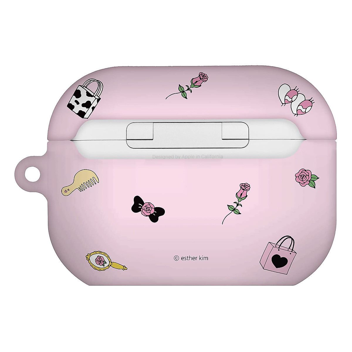 Esther Bunny Compatible with AirPods Pro Case Key Holder Hard PC Shell Strap Hole Cover - Esther Bunny Item