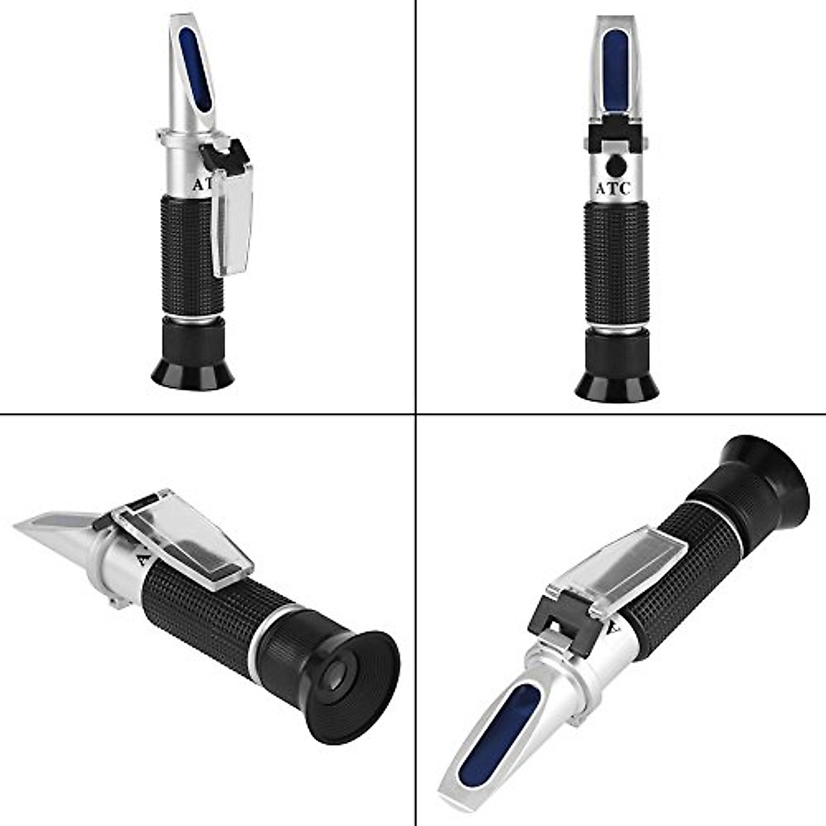 Professional Brix Refractometer Kit 0-20% Accurate Brix Refractometer Honey Beer Fruit Juice Sugar Tester Meter Length 17cm
