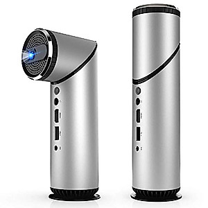 DROOS Mini Projector Portable,1080p Support, Hd Home Theater Projector, Projection Size 200, 6000 Mah Battery, Hdmi, USB, Sd, (projectors)