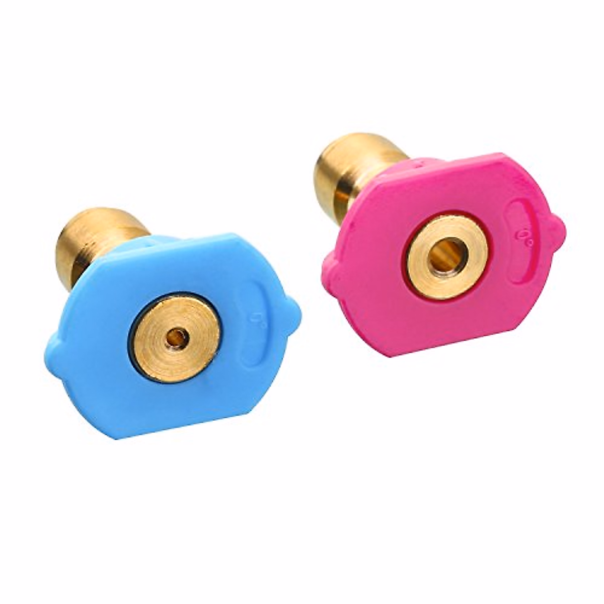 M MINGLE Second Story Quick-Connect Nozzle Tips for Power Washer, Soap and Rinse Jet Stream, Long Range Nozzle,1/4 Inch, 4000PSI, 2-Pack