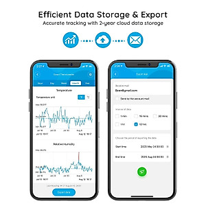 Govee Hygrometer Thermometer H5075 Bundle with Govee Temperature Humidity Monitor 2-Pack