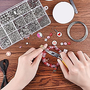 KUUQA Jewelry Making Kit Jewelry Findings Starter Kit Jewelry Beading Making and Repair Tools Kit