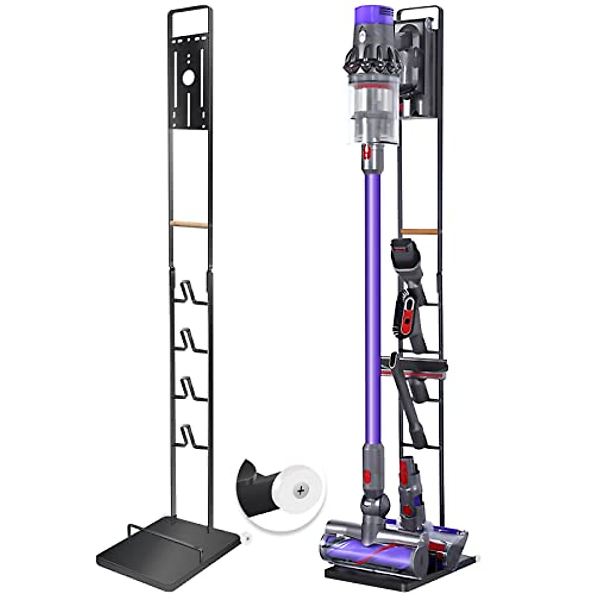 Haturi Vacuum Stand for Dyson V15 V11 V10 V8 V7 V6 & Under Sink Organizers and Storage