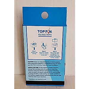 Top Fin EF-S Element Filter Cartridge 3 Month Supply 2.1 in X 3.7 in