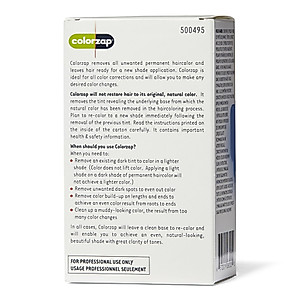 L'Oréal Technique ColorZap Hair Color Remover - Leaves Hair Ready For Immediate Recoloring, Ideal For All Color Corrections