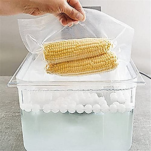 Locisne Sous Vide Cooking Balls BPA Free 20mm 250 Balls with Mesh Drying Bag, Reduces Heat Loss & Water Evaporation, For Anova, Joule Cookers Water Bath Cooking, Sous Vide Container and Precision Immersion Circulator