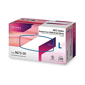200-2000 PCS Tronex Pink XS - XL Nitrile Exam Gloves Chemo Rated Finger Textured Powder Free Medical Grade Non Latex Disposable Gloves (2000, XS)