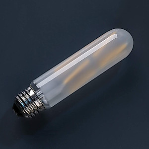 LEOOLS T10 Led Frosted Bulb, 8W Dimmable Tubular LED Light Bulb, 75 Watt Incandescent Bulb Equivalent, 2700K Soft Warm White, Frosted Glass, E26 Base, for Cabinet Display Cabinet etc,3 Pack.