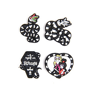 Skull Shoe Charms Lot of Horror Movie Shoes Decoration Halloween Accessories for Teens Boys Girls Birthday Halloween Gifts TRS023-100pcs