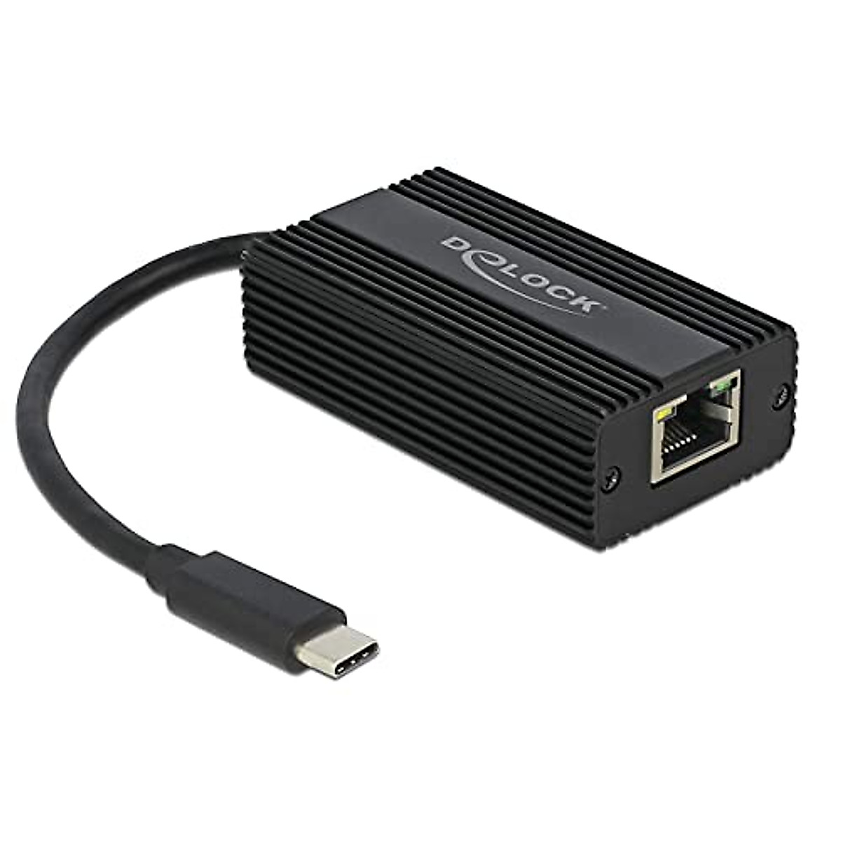 DeLOCK 65990 USB C Adaptor/Thunderbolt 3 to Gigabit Ethernet LAN 2.5 Gbit NBase-T 2,500 Mbps RJ45 Female