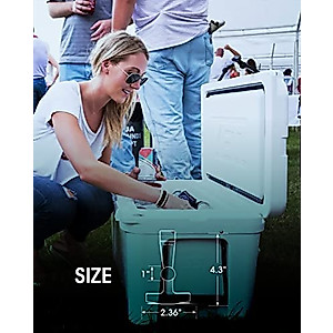 ALIENSX Universal Replacement Lid Latches for Yeti Tundra and Roadie Coolers, Durable Rubber T-Latch Design, Helps Save Fingers/Knuckles, fits Yeti, RTIC & Other Related Coolers (Aqua)