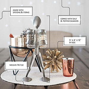 Forked Up Art S01 Spoon Salt and Pepper Stand Table Topper