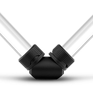 EKWB EK-Quantum Torque Static 90 Degree Fitting, Female to Female, Black