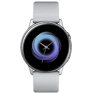 Samsung Galaxy Watch Active - 40mm, IP68 Water Resistant, Wireless Charging, SM-R500N International Version (Silver)