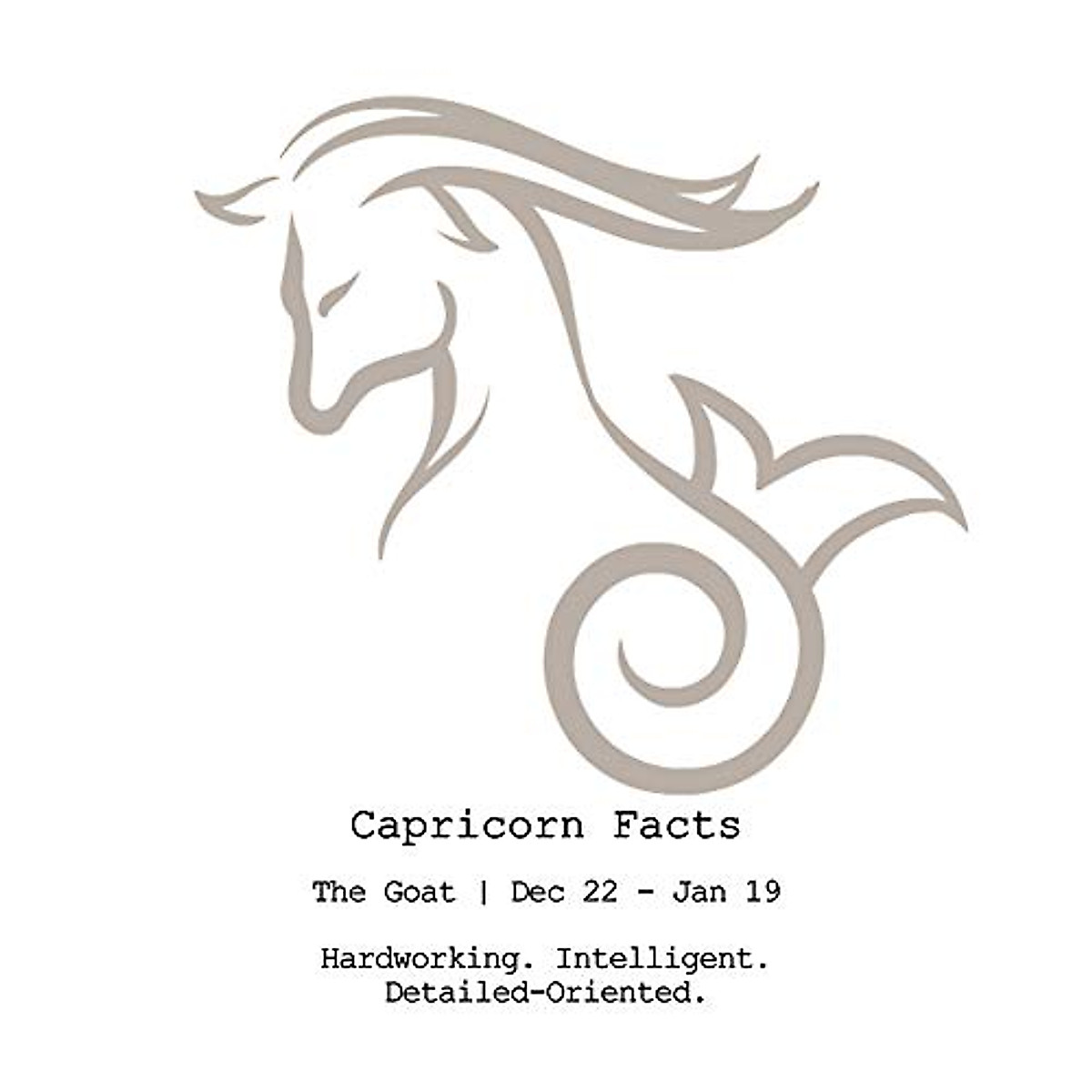 WOKE Capricorn Face & Eye Cream for Puffiness and Dark Circles - Anti Aging w Alpha Hydroxy - Coconut Oil - Mango Seed Butter 2 oz | Birthday Zodiac Gift Idea