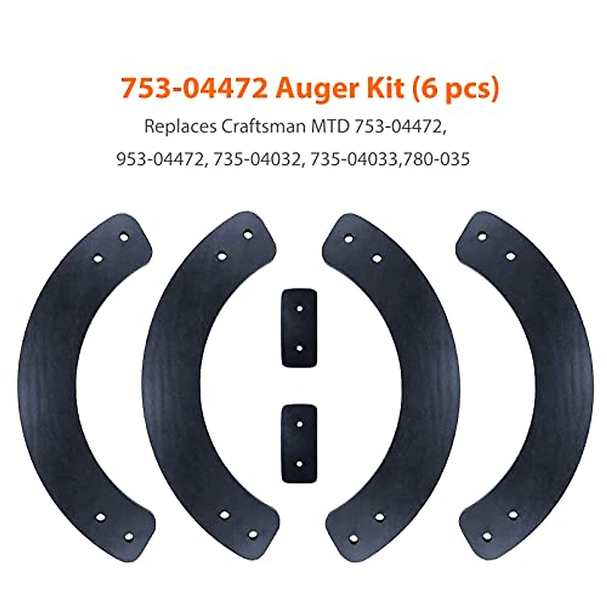 BOSFLAG 753-04472 Auger Kit with 954-0101A V-Belt 946-04091 Cable 946-04237 Cable Replaces MTD 735-04032, 735-04033, 731-0778, 731-0812 for White Outdoor SB221, SB521, SB721, Squall 21" Snow Throwers