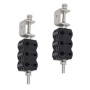 LB-LAIBA C-Clamps, Stainless Steel C-Clamp for Woodworking Welding Building Household Tiger Clamp G-Clamp 2 pieces (120 long)