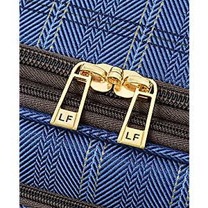 London Fog Londong Fog Brentwood II Wide Mouth Duffle, Blue, Carry-On 20-Inch