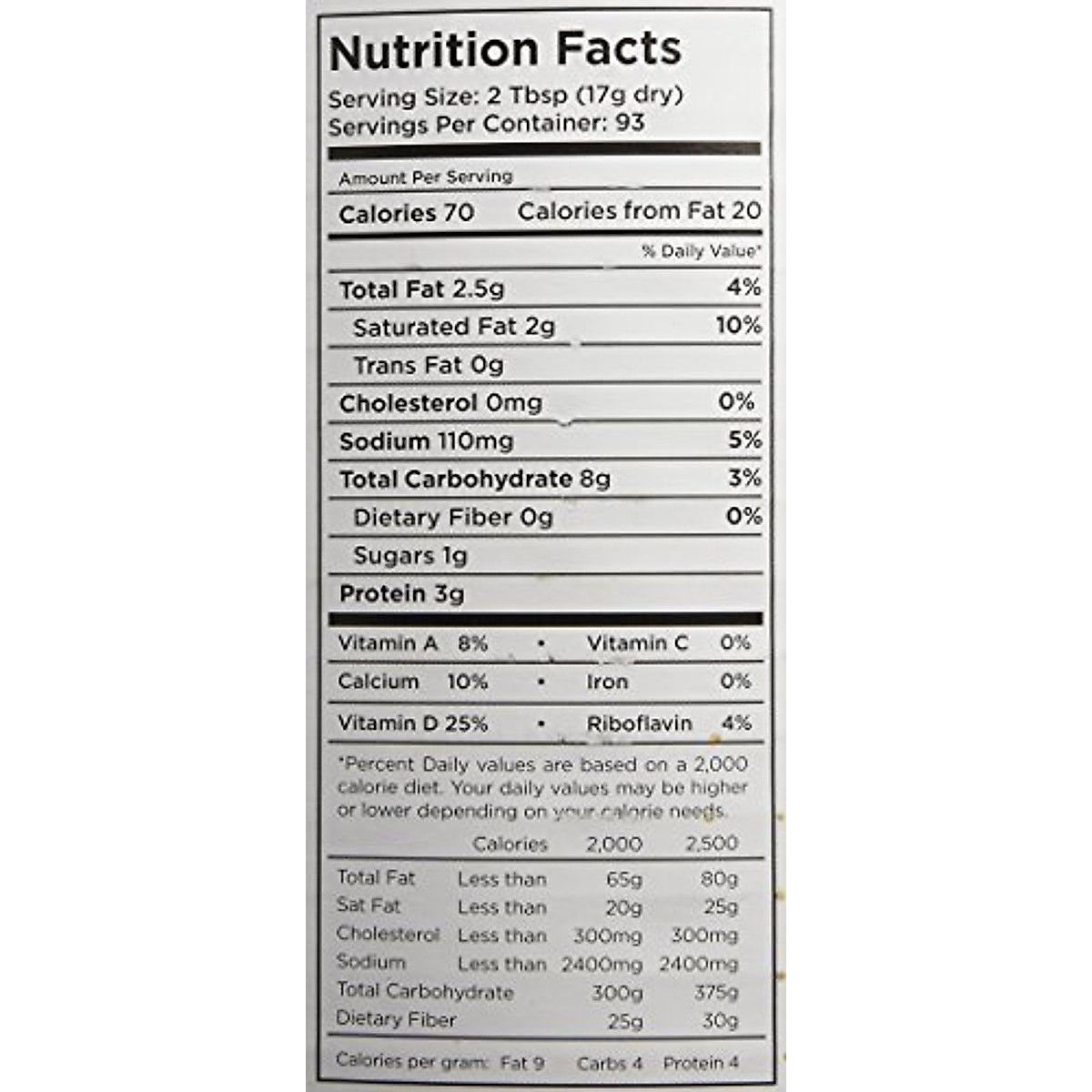 Augason Farms Morning Moo's Low Fat Milk Alternative