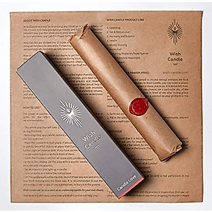 Wish Candle - Spell Get & Revive Love - 7.5 Inch / Blessed by Real Monks / Red / Manifestation Romance Come to me Deadly Attraction Marriage Passion Unity Ritual Magick Prayer(Hoodoo Wiccan Pagan)