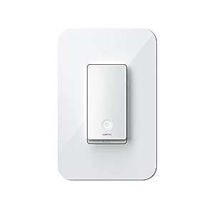 Wemo WLS0403 Wi-Fi Light Switch, 3-Way - Control Lighting from Anywhere, Easy In-Wall Installation, Works with Alexa, Google Assistant and Apple HomeKit