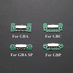 JMXLDS Replacement ON Off Power Switch Slide Button Board for Gameboy Advance SP GBA SP Console.