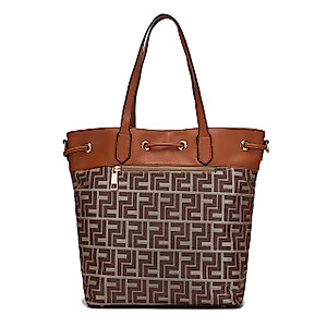 MKF Crossbody Hobo Bag for Women Handbag & Wristlet Wallet Purse Set – PU Leather Top Handle Shoulder Strap Black