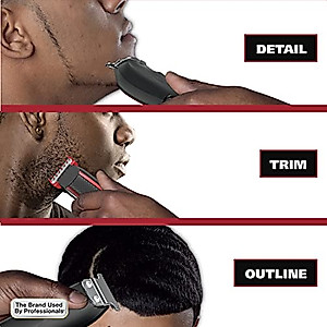 Wahl Edge Pro Bump Free Corded Beard Trimmer, Touch Up Trimmer, & Grooming Detailer Kit for Men – for Edging Beards, Mustaches, Hair, Stubble, Ear, Nose, & Body – Model 9686-300