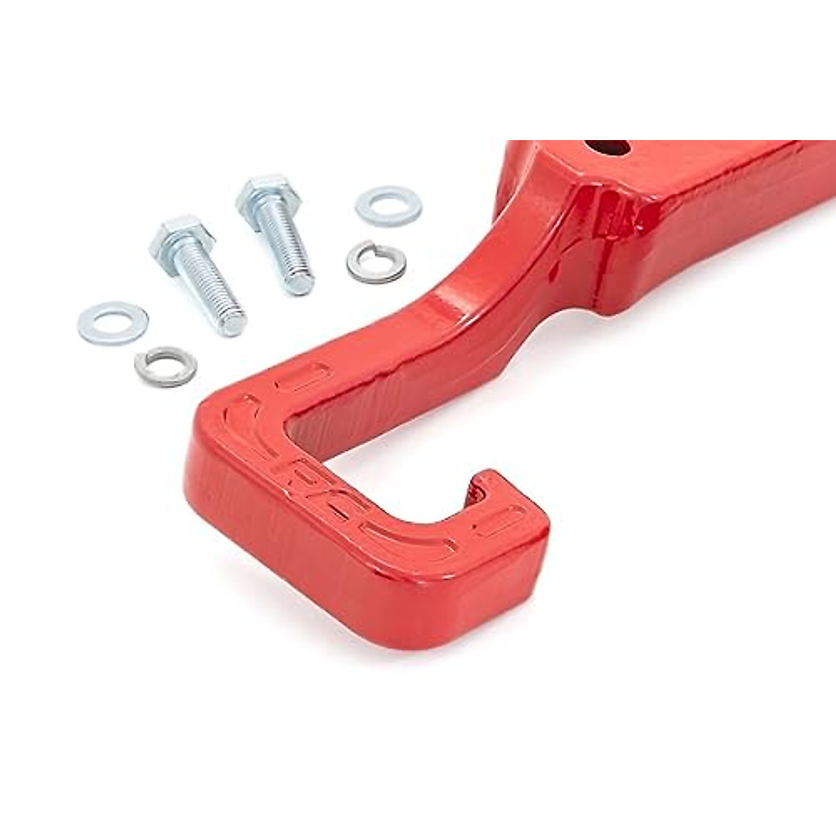 Rough Country Forged Tow Hooks for for 15-22 Jeep Grand Cherokee | Red - RS133