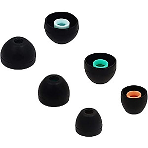 ALXCD Eartips Compatible with Sony in-Ear Headphone, S/M/L 3 Pairs Soft Silicone Ear Tips, Compatible with Sony in-Ear Headset MDR-XB50AP XBA-H1 WF-XB700 WF-1000XM3 WF-SP800N, etc. SML 3 Pairs