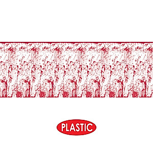 Beistle 4' x 30' Bloody Wall Backdrop (00710)