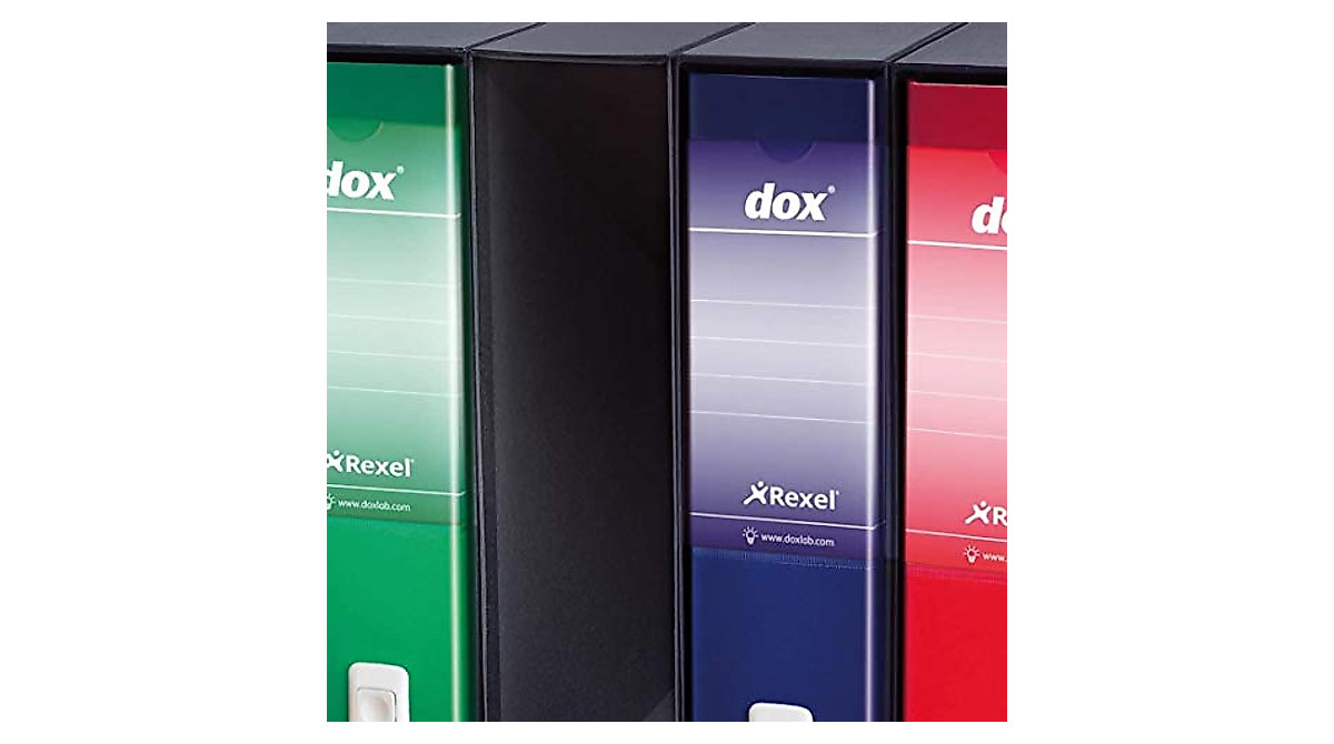 Rexel Dox 4 Class Lever Arch File - Red for Office & Home Use