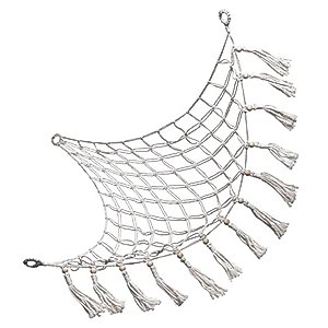 Veemoon Triangular Net Bag Decor Stuffed Sloth Plush Nursery Holder Net Corner Hammock Organizer Dirty Clothes Storage Hammock Wall Hanging Net Display Net