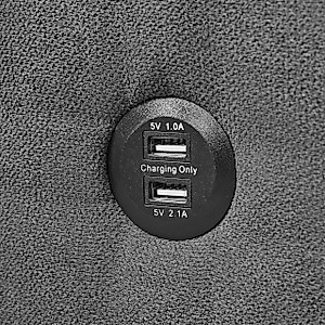 Yaheetech 2-Seater Fabric Sofa Loveseat with USB Ports Mid-Century Modern 65? W Couch Sofa with Solid Wood Legs for Living Room Apartment Bedroom Office Dark Gray