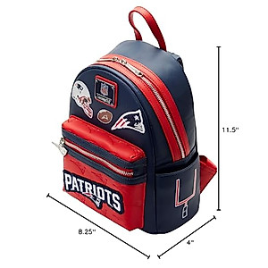 Loungefly Backpack NFL: New England Patriots Backpack with Patches