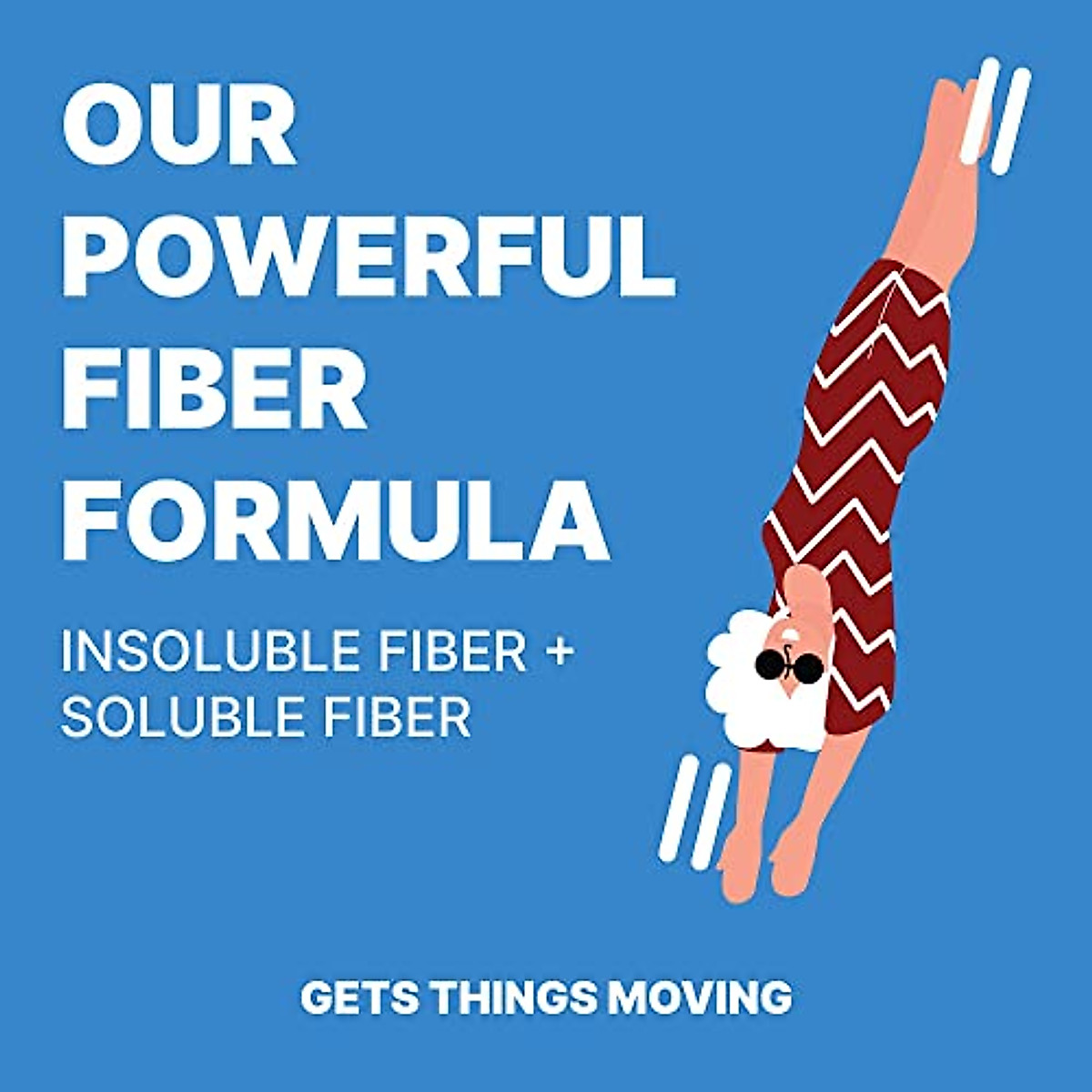 Poop Like A Champion Ultra High Fiber Cereal - Non GMO - Fiber Supplement - Corn Bran | Breakfast Essentials with Soluble Fiber, Insoluble Fiber & Psyllium Husk Powder