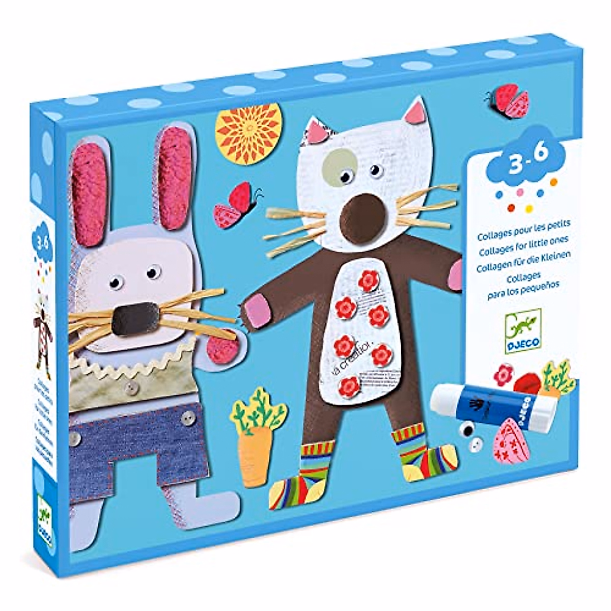 DJECO Le Petit Artist Collages for Little Ones Activity Set