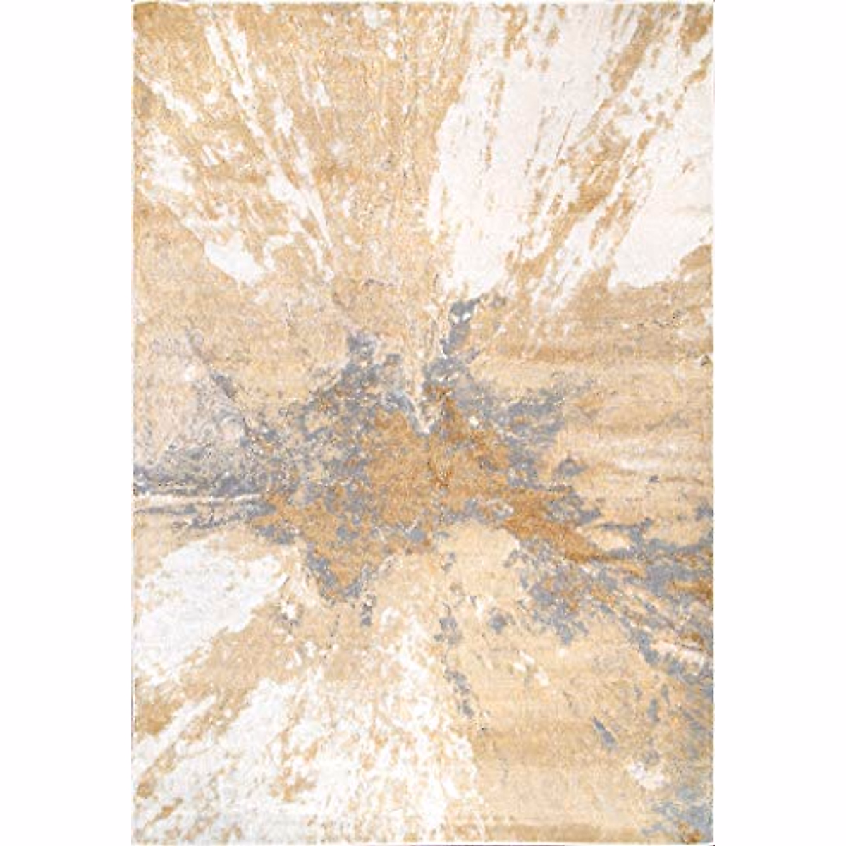 nuLOOM Cyn Contemporary Abstract Area Rug, 3' x 5', Gold
