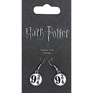 Harry Potter Platform 9 3/4 Silver Plated Earrings