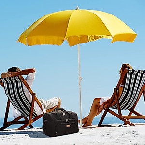 Lifewit Soft Cooler Bag 27-Can Lightweight Portable Cooler Tote Double Layer Black