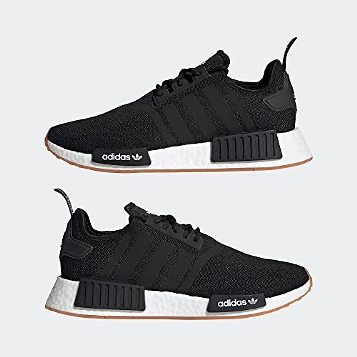 adidas Originals Men's NMD_R1 Sneaker, Black/Black/Gum, 13