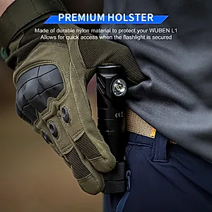 WUBEN L1 Flashlight Rechargeable Led Flashlights High Lumens 2000 Lumen Battery Powered, Super Bright Tactical Multifunctional IP68 Waterproof Powerful Handheld Flash Light for Emergencies Camping