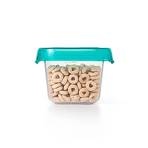 OXO Tot Baby Blocks Food Storage Containers, Teal, 6 oz