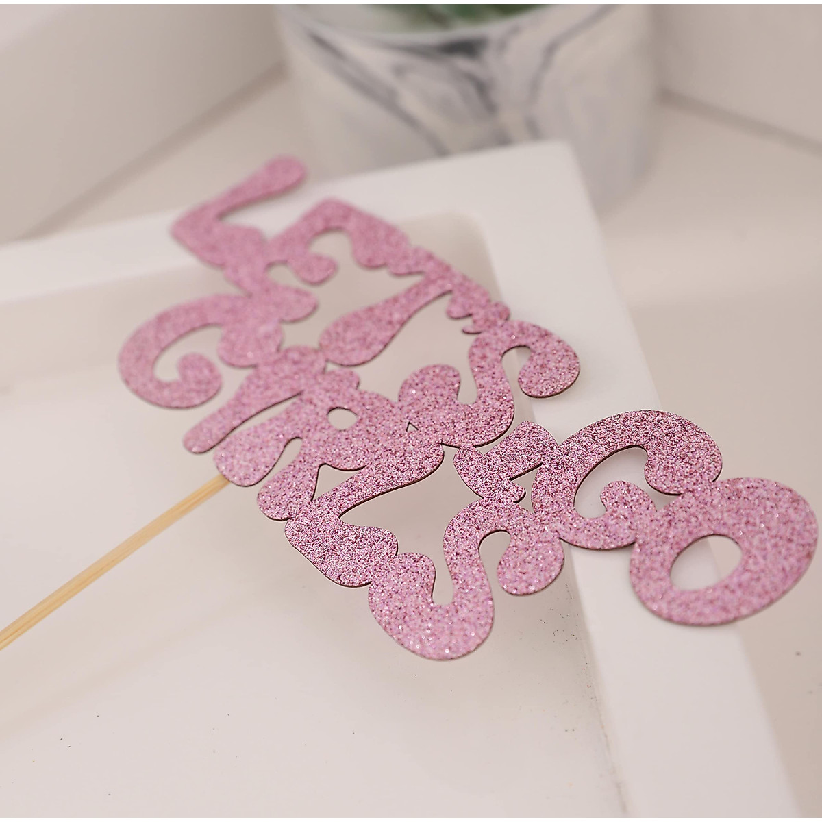 Let’s Go Girls Bachelorette Cake Toppers - Wedding Party Decorations, Bridal Shower Decoration, Bachelorette Party Scene Photo Props, Nashlorette Girls Theme Garland, Be Eengagement Shower Favor