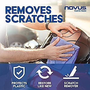 NOVUS 7033 | Plastic Clean & Shine | Fine Scratch Remover #2 | 2 Ounce Bottle