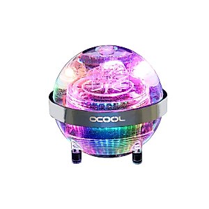 Alphacool Eisball Reservoir and Pump Combo, D5, Digital RGB, Plexi