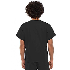 Cherokee Originals Unisex V-Neck Scrubs Shirt, Black, Large